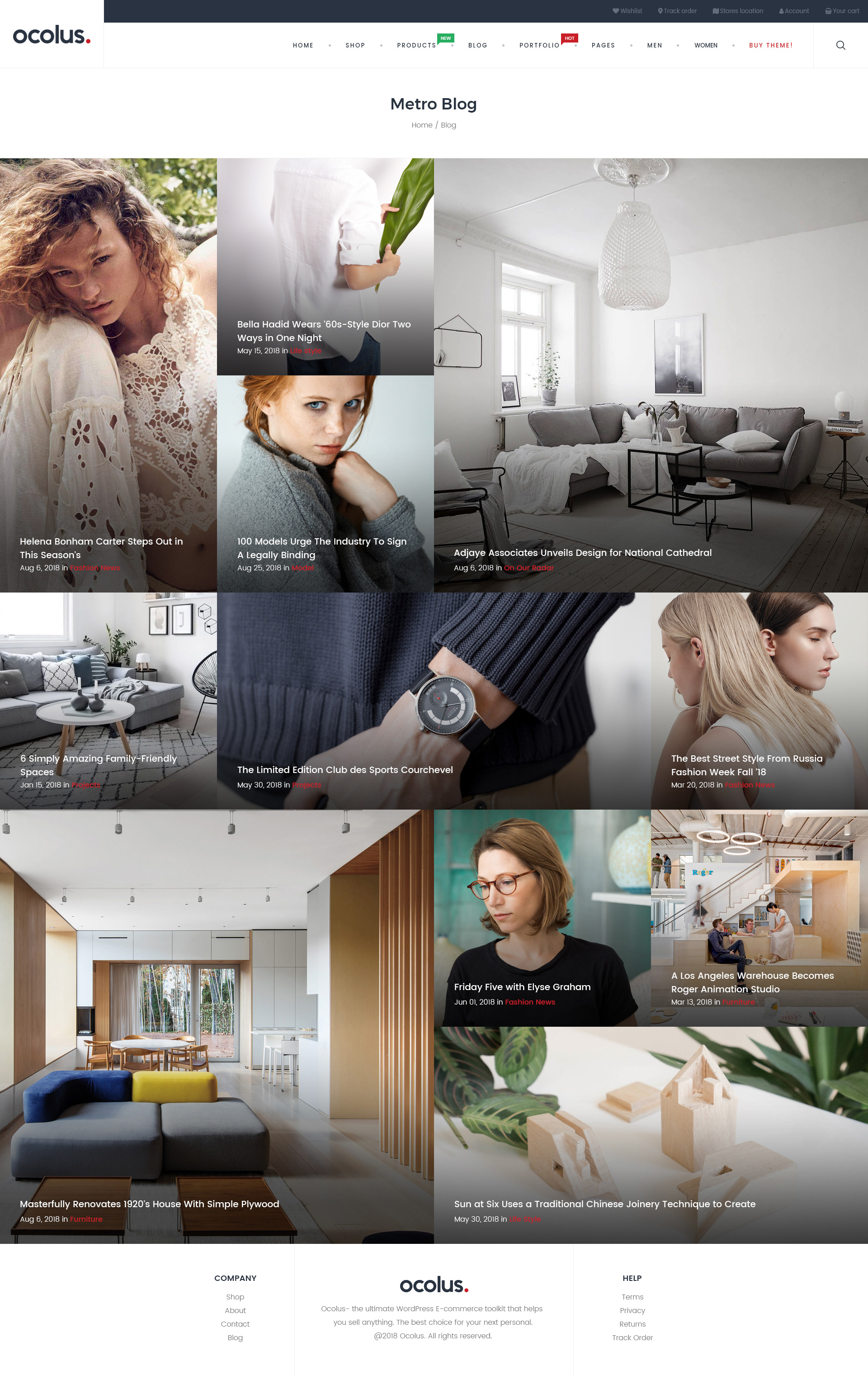 Ocolus - Creative & Modern Multi-Purpose eCommerce PSD Template by District_11